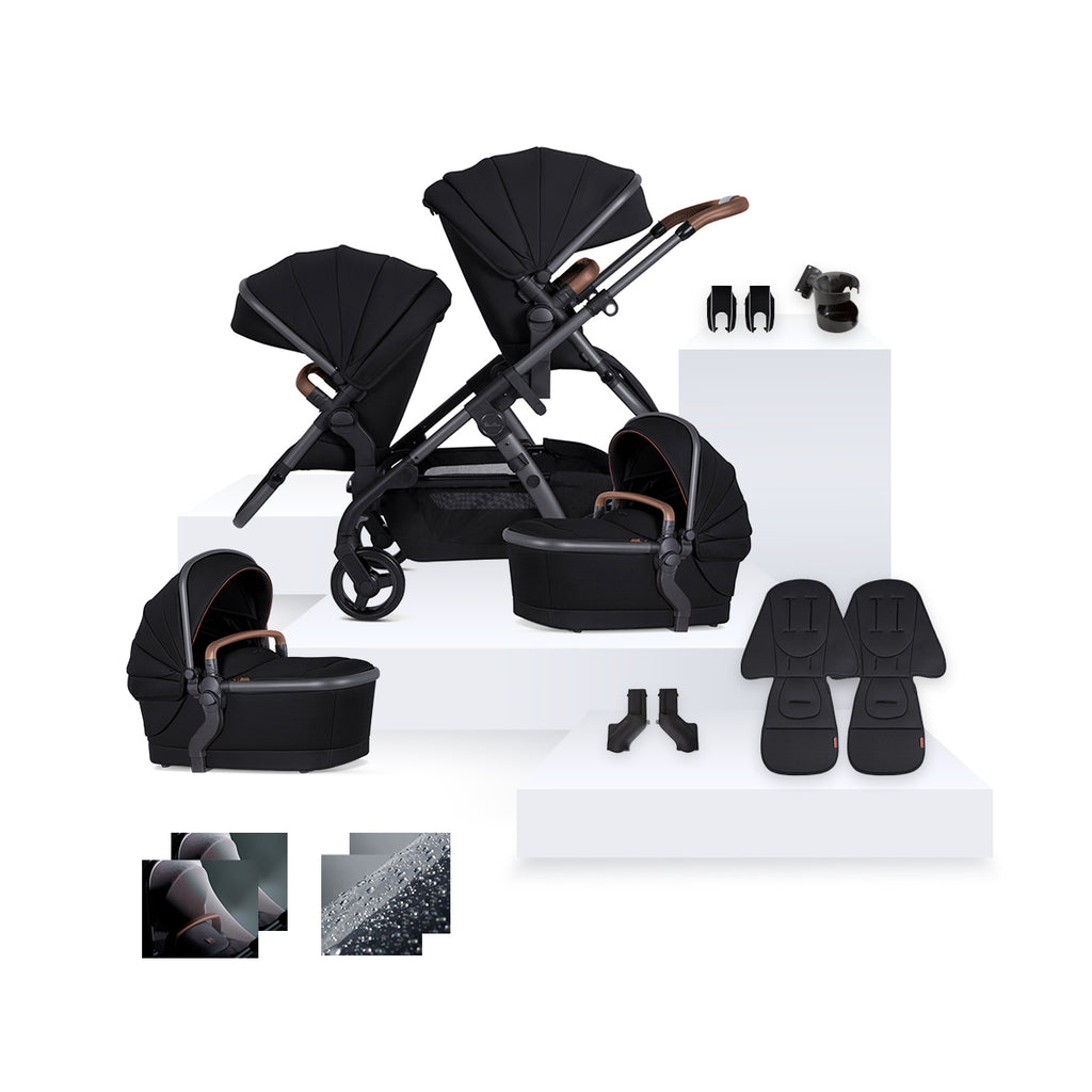 Wave 3 Licorice Twin Bundle – Silver Cross Australia